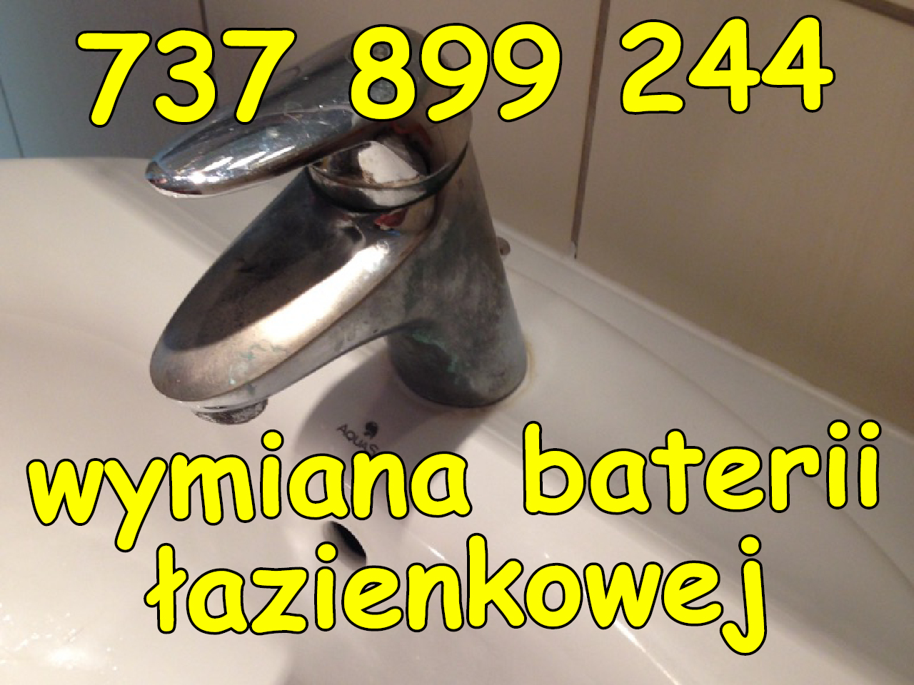 wymiana baterii łazienkowej